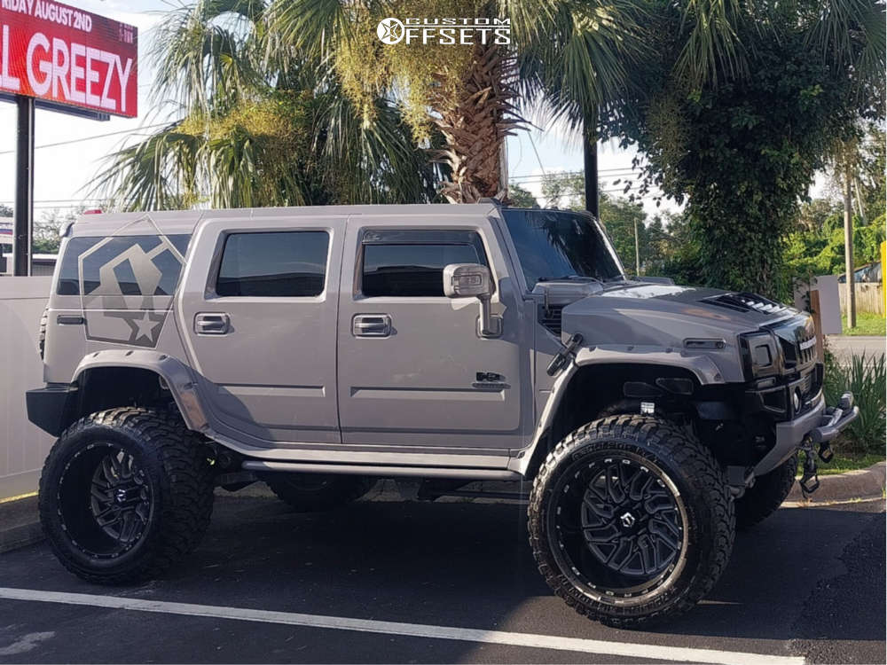 2007 Hummer H2 with 24x14 -76 TIS 544bm and 40/15.5R24 RBP Repulsor MT ...