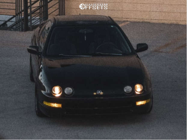 1995 Acura Integra with 15x7.5 35 Konig Hypergram and 205/50R15 ...