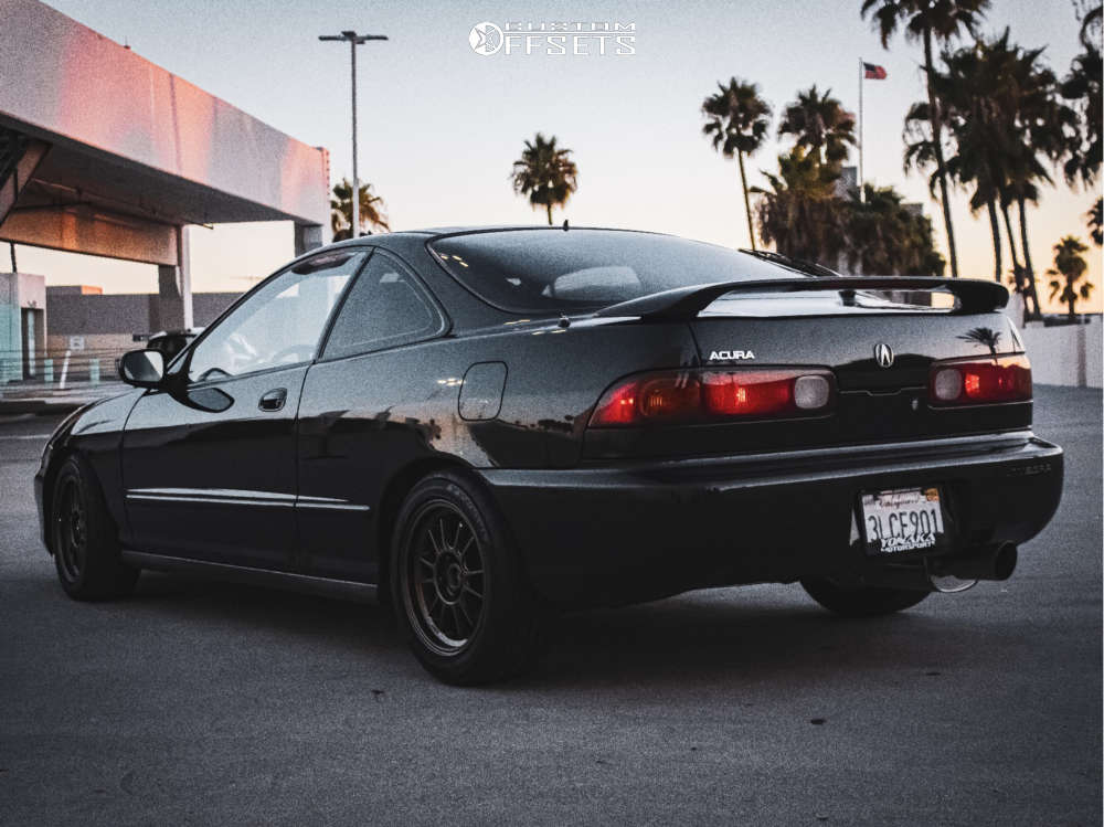 1995 Acura Integra with 15x7.5 35 Konig Hypergram and 205/50R15 ...