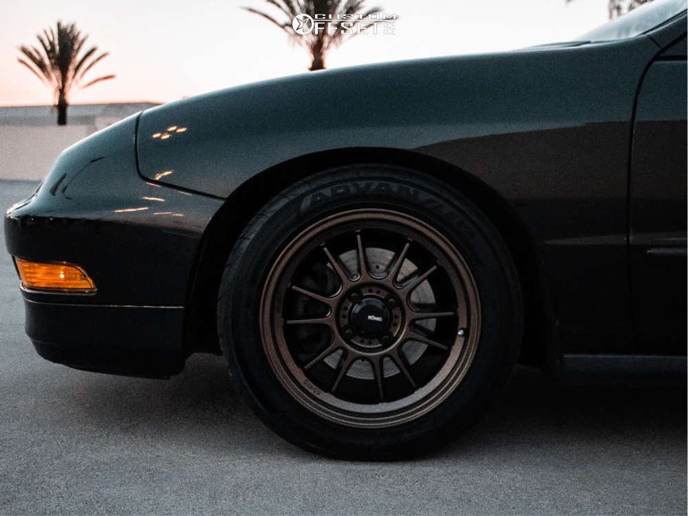 1995 Acura Integra with 15x7.5 35 Konig Hypergram and 205/50R15 ...