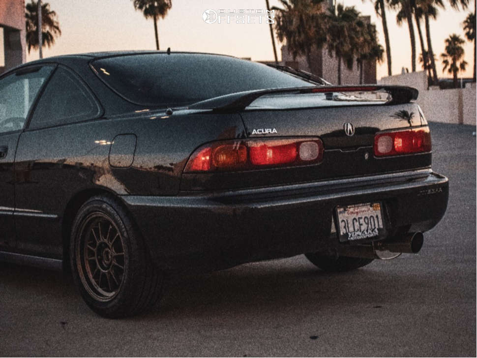 1995 Acura Integra with 15x7.5 35 Konig Hypergram and 205/50R15 ...