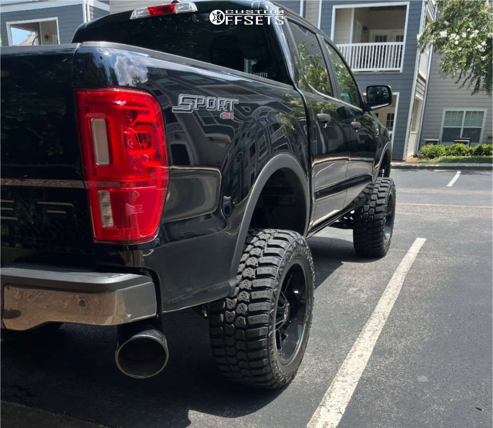2021 Ford Ranger with 20x10 -19 Hardrock Affliction and 33/12.5R20 RBP ...