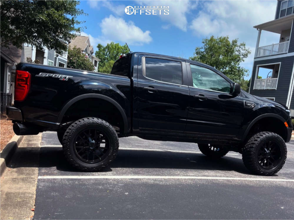 2021 Ford Ranger with 20x10 -19 Hardrock Affliction and 33/12.5R20 RBP ...