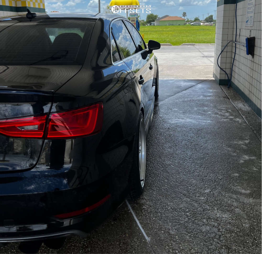 2016 Audi S3 with 18x9 35 Enkei Rpf1 and 245/40R18 Hankook Ventus V2 ...