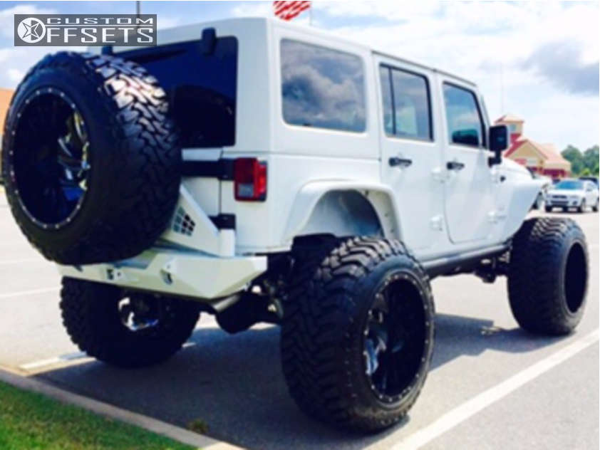 2016 Jeep Wrangler with 24x16 -99 Fuel Cleaver and 40/15.5R24 Toyo ...