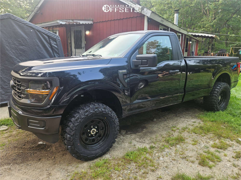 2024 Ford F-150 with 17x9 -12 Vision Soft 8 and 33/12.5R17 Gladiator ...