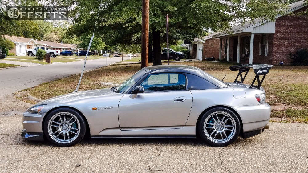 2004 Honda S2000 with 18x8 35 Drifz N2o and 235/40R18 Michelin Pilot ...