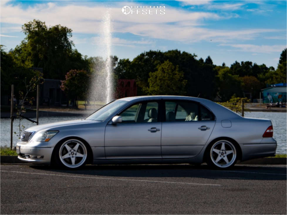 2005 Lexus LS430 with 19x9 20 ESR Cr5 and 235/35R19 Lexani Lx-twenty ...
