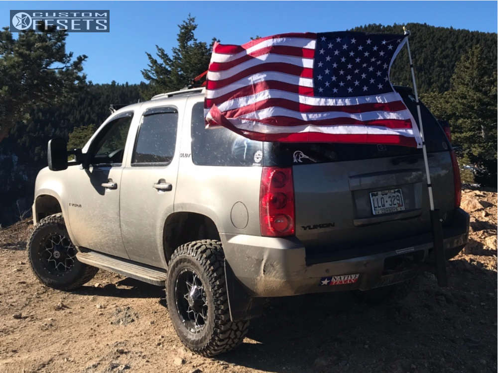 2008 GMC Yukon with 17x9 -12 Scorpion Sc10 and 285/75R17 Firestone ...