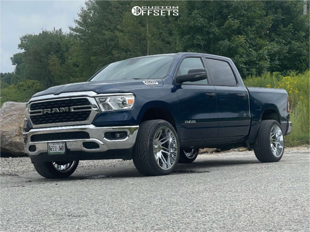 2024 Ram 1500 with 22x12 -51 ARKON OFF-ROAD Davinci and 305/40R22 ...