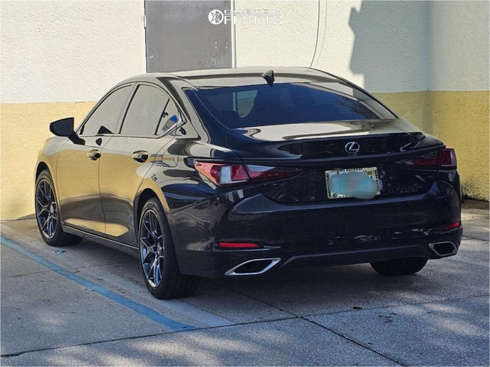 2019 Lexus ES350 with 18x8.5 35 Aodhan Ah11 and 235/45R18 Bridgestone ...