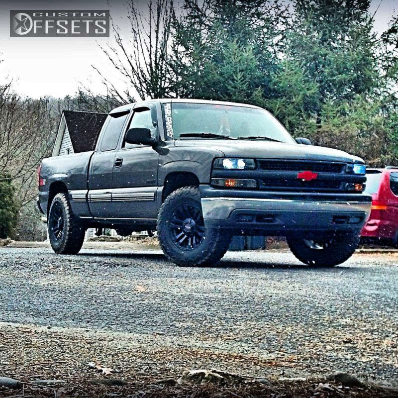 1999 Chevrolet Silverado 1500 with 17x8.5 25 MB Wheels TKO and 33/11 ...