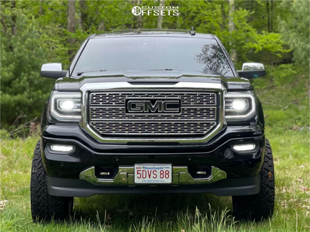 2018 GMC Sierra 1500 with 22x12 -51 ARKON OFF-ROAD Caesar and 33/12 ...