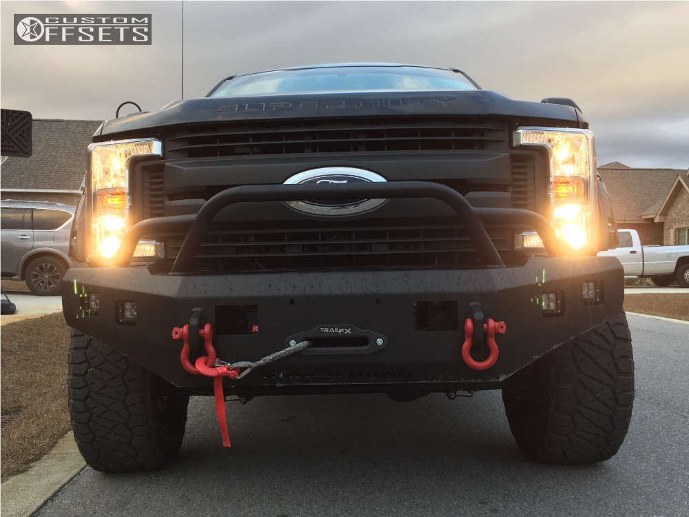 2017 Ford F-250 Super Duty with 20x10 -18 Fuel Monsta and 35/13.5R20 ...