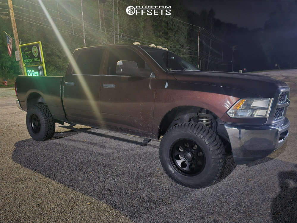 2013 Ram 2500 with 18x9 0 Alloy Ion 171 and 295/70R18 RBP Repulsor RT ...