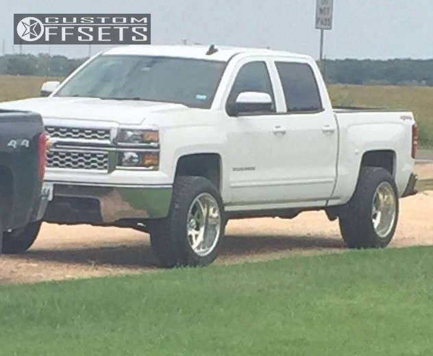 2015 Chevrolet Silverado 1500 with 20x12 -40 American Force Shield Ss ...
