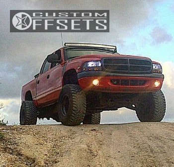2000 Dodge Dakota with 15x10 -38 Bart Wheels Super Trucker and 33/12 ...