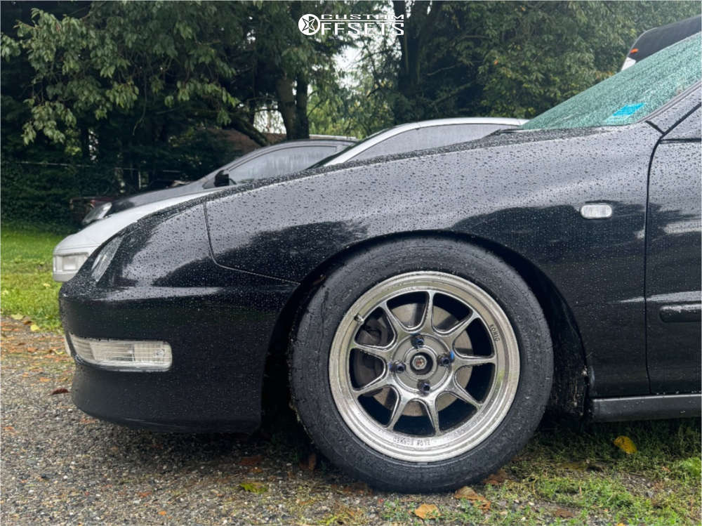 1998 Acura Integra with 15x7.5 35 Konig Countergram and 225/45R15 Kumho ...