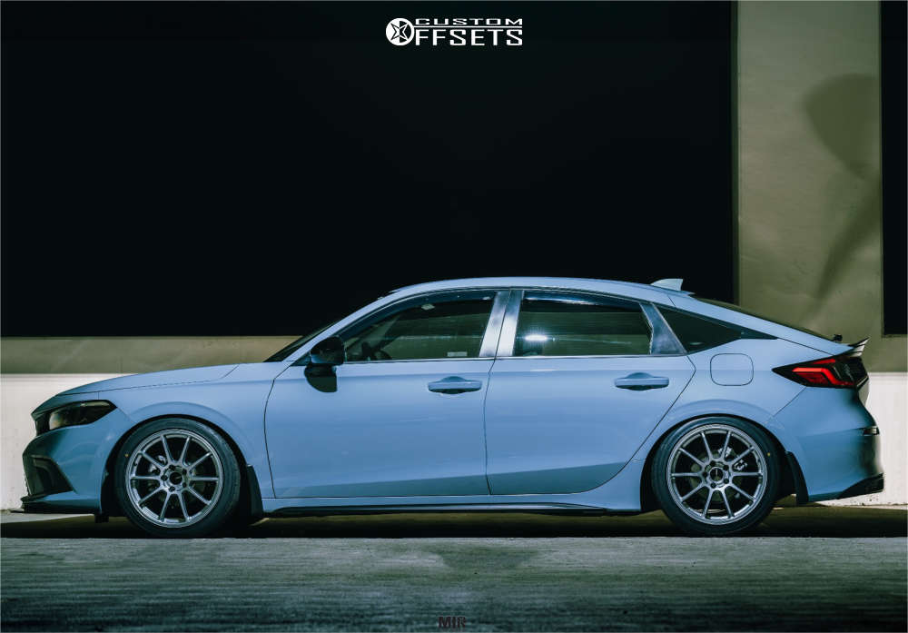 2023 Honda Civic with 18x8.5 38 Enkei Triumph and 235/40R18 Nitto Neo ...