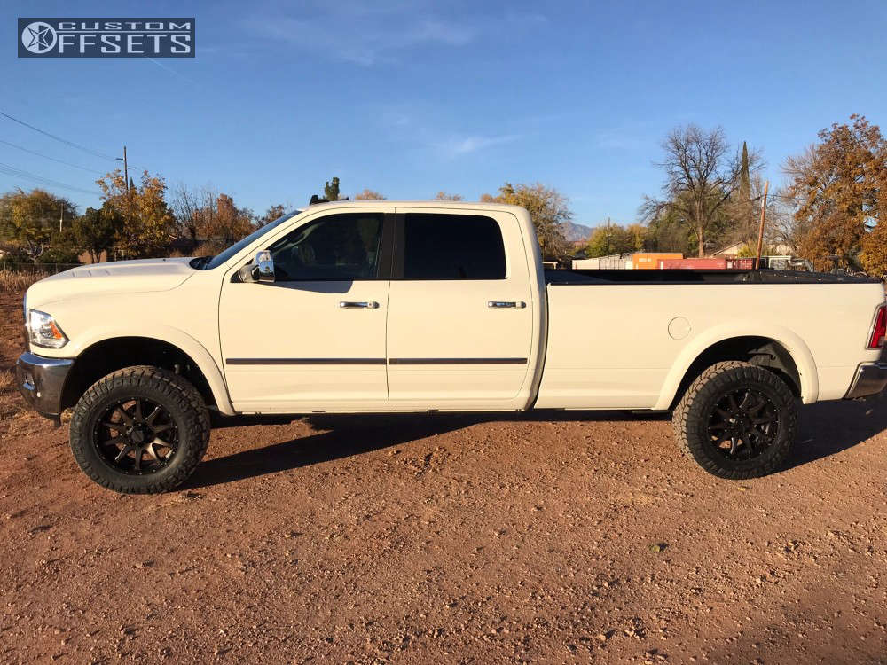 2016 Ram 3500 with 20x9 0 Raceline Shift and 295/65R20 Nitto Ridge ...