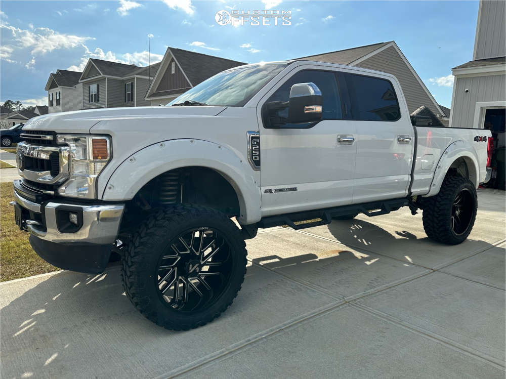 2021 Ford F-250 Super Duty with 24x12 -51 ARKON OFF-ROAD Mandela and 37 ...