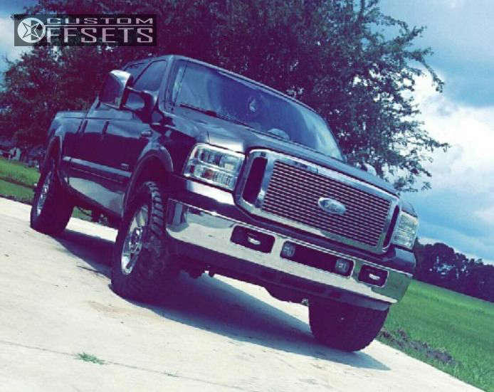2007 Ford F-250 Super Duty with 20x9 -12 Helo HE879 and 35/12.5R20 ...