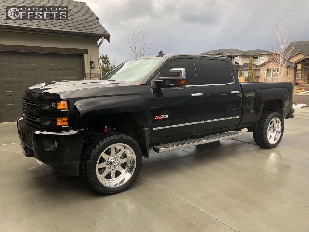 2017 Chevrolet Silverado 2500 HD with 22x10 -25 American Force ...