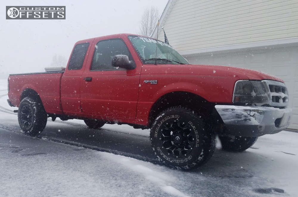 1999 Ford Ranger with 15x8 -16 Fuel Assault and 235/75R15 Goodyear ...