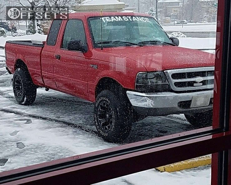 1999 Ford Ranger with 15x8 -16 Fuel Assault and 235/75R15 Goodyear ...