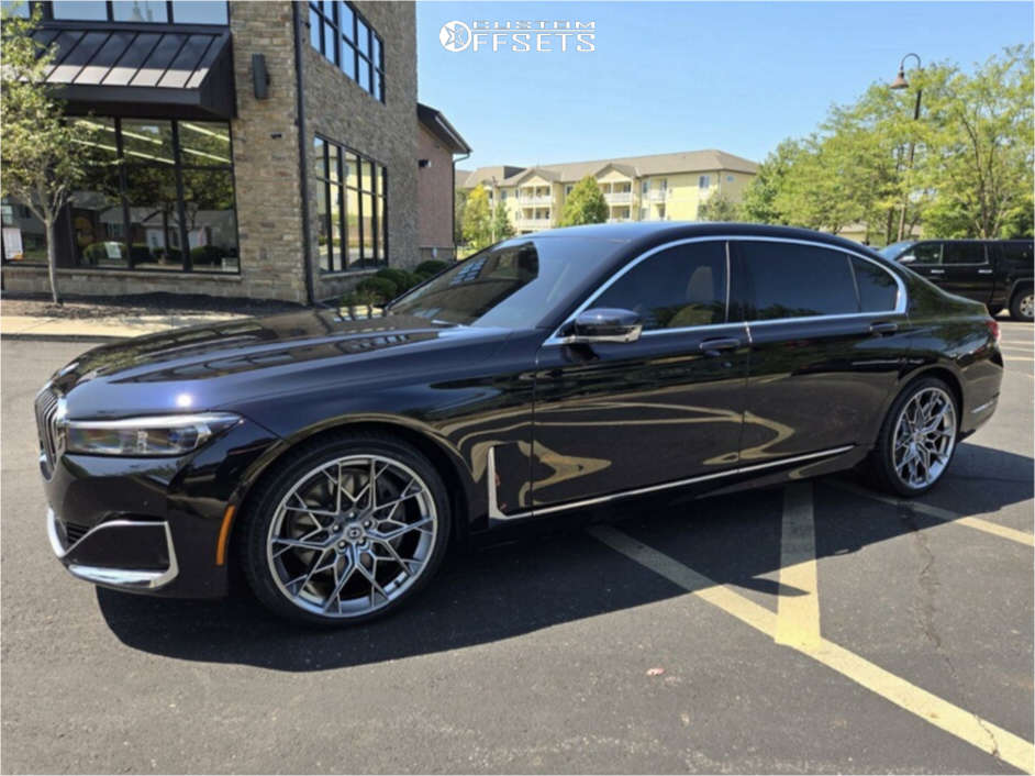 2020 BMW 750i XDrive with 21x9.5 30 HRE FlowForm Ff10 and 285/30R21 ...