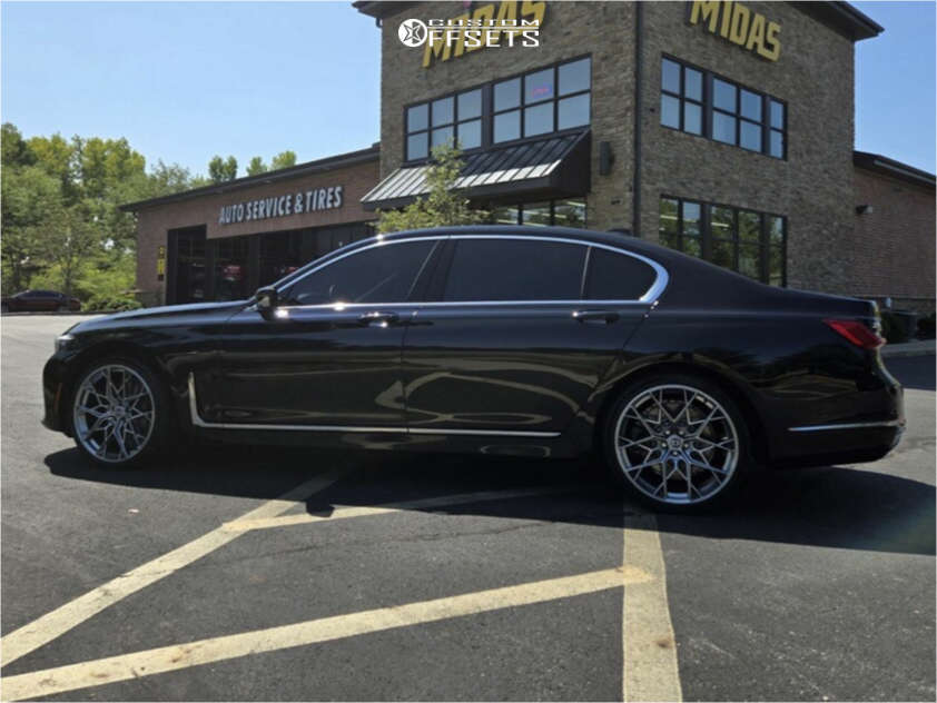 2020 BMW 750i XDrive with 21x9.5 30 HRE FlowForm Ff10 and 285/30R21 ...