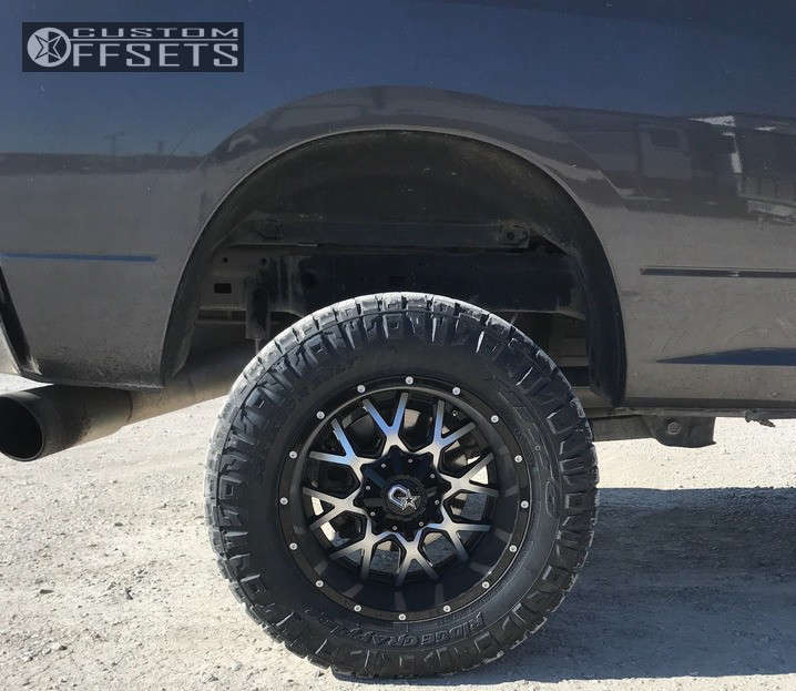 2014 Ram 2500 with 20x10 -19 Dropstars 645mb and 35/12.5R20 Nitto Ridge ...