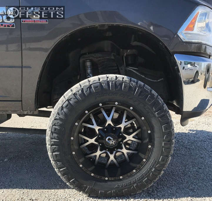 2014 Ram 2500 with 20x10 -19 Dropstars 645mb and 35/12.5R20 Nitto Ridge ...