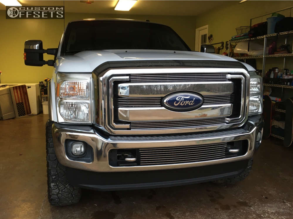 2011 Ford F-250 Super Duty with 20x9 0 Raceline Assault and 295/65R20 ...