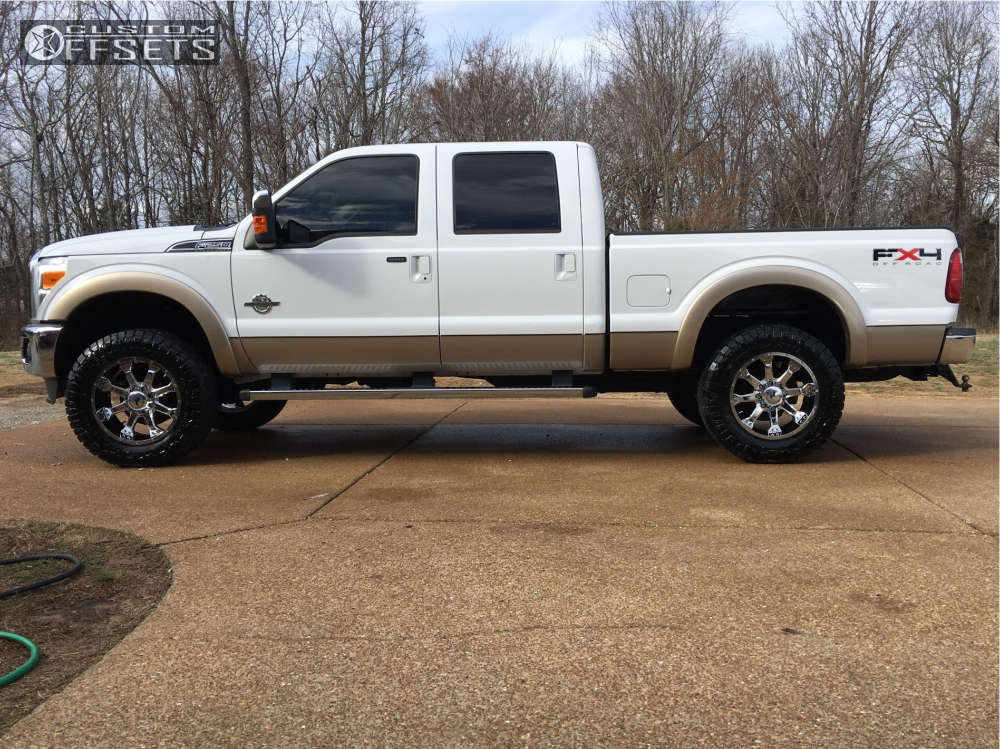 2011 Ford F-250 Super Duty with 20x9 0 Raceline Assault and 295/65R20 ...