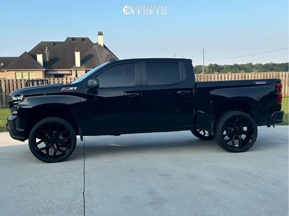 2021 Chevrolet Silverado 1500 with 26x10 24 Factory Reproductions Fr59 ...