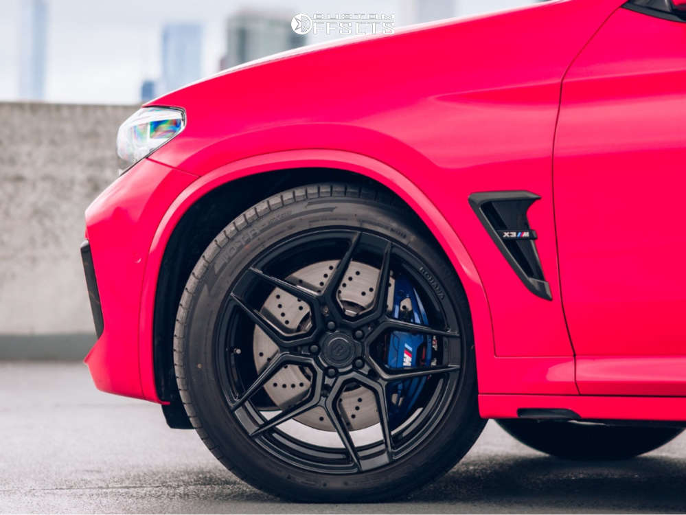 2023 BMW X3 with 20x10 25 Rohana Rfx11 and 265/45R20 Nitto Nt01 and ...