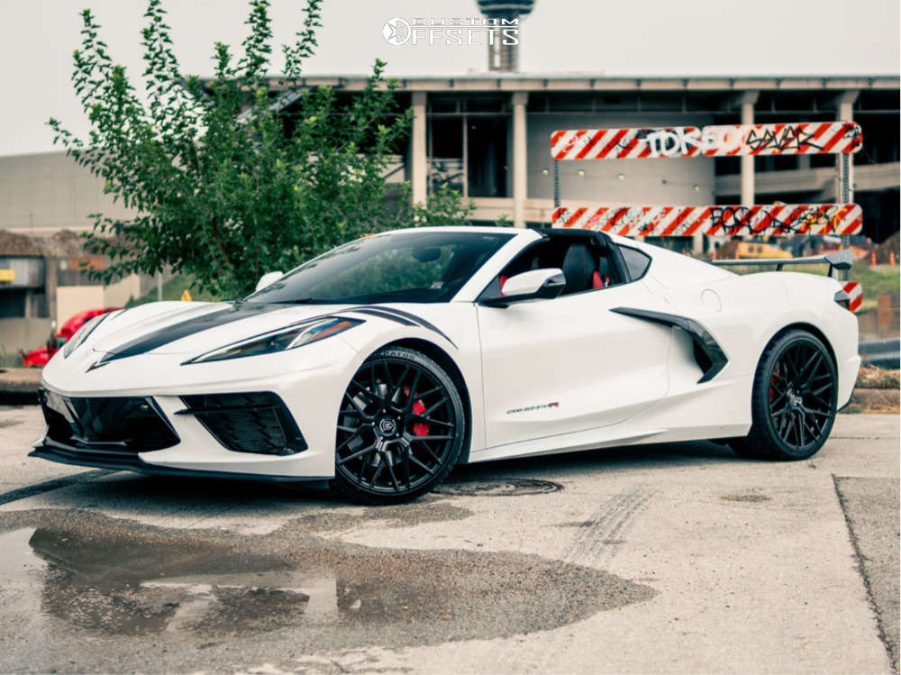 2023 Chevrolet Corvette with 20x9 35 Rohana Rfx10 and 235/35R20 Nitto ...