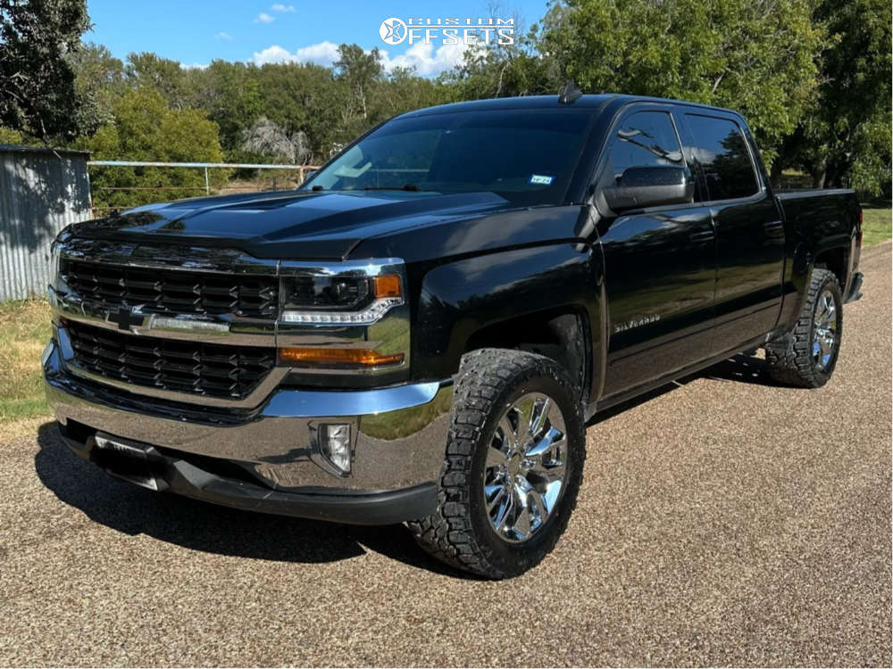 2017 Chevrolet Silverado 1500 with 20x9 28 4Play OE Wheels Cv32 and 33/ ...