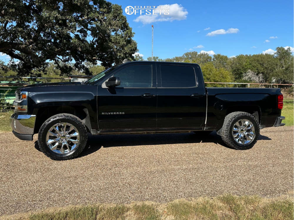 2017 Chevrolet Silverado 1500 with 20x9 28 4Play OE Wheels Cv32 and 33/ ...