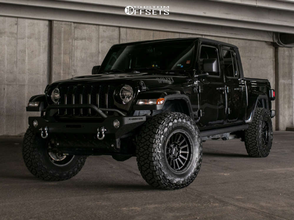 2021 Jeep Gladiator with 17x9 0 Mayhem Granite and 35/12.5R17 Toyo ...