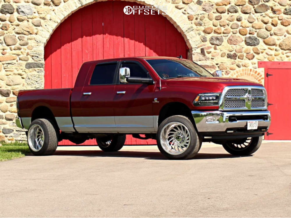 2014 Ram 3500 with 22x14 -76 KG1 Forged Bender and 305/45R22 Nitto ...