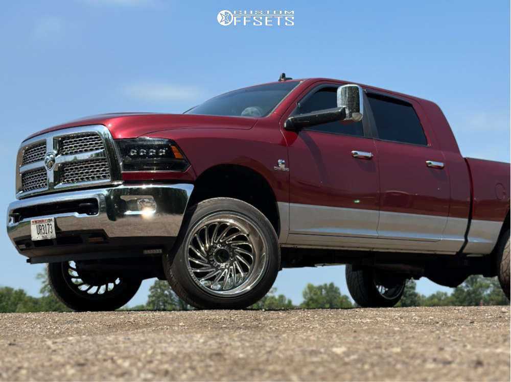 2014 Ram 3500 with 22x14 -76 KG1 Forged Bender and 305/45R22 Nitto ...
