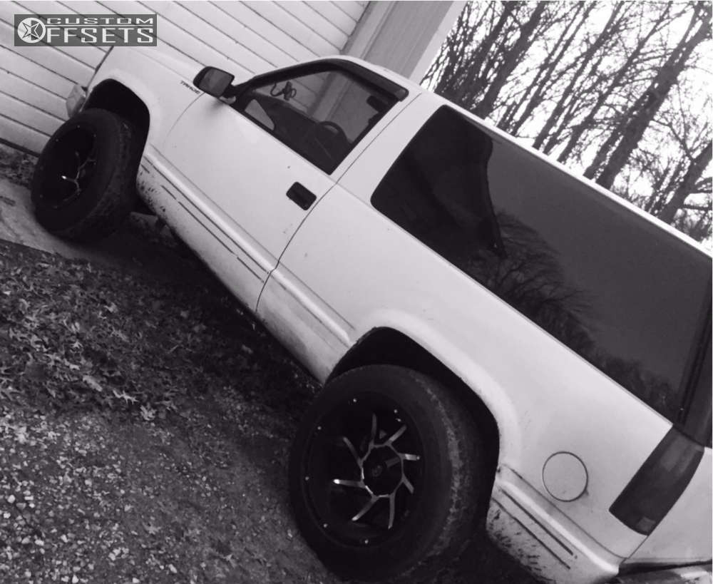 1997 Chevrolet Tahoe with 20x12 -51 Vision Prowler and 275/60R20 Atturo ...