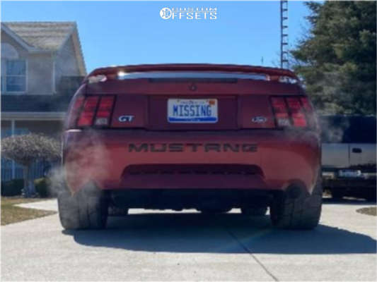 2003 Ford Mustang with 18x9 22 SVE Series 1 and 265/40R18 Yokohama ...