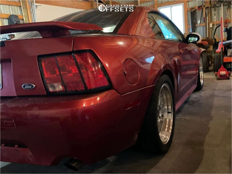 2003 Ford Mustang with 18x9 22 SVE Series 1 and 265/40R18 Yokohama ...
