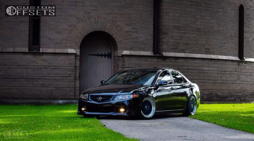 2005 Acura TSX with 18x8.5 30 JNC Jnc004 and 215/40R18 Nitto Neo Gen ...