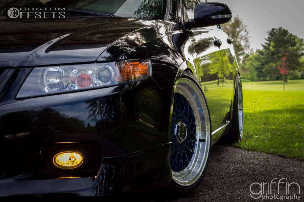 2005 Acura TSX with 18x8.5 30 JNC Jnc004 and 215/40R18 Nitto Neo Gen ...