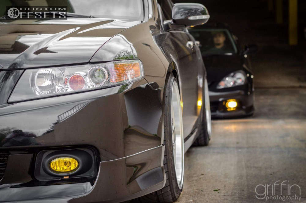 2005 Acura TSX with 18x8.5 30 JNC Jnc004 and 215/40R18 Nitto Neo Gen ...