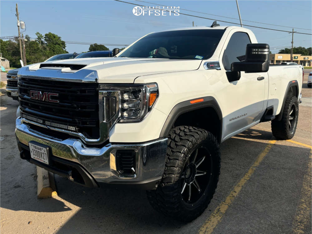 2023 GMC Sierra 2500 HD with 22x9.5 -6 Mayhem Rampage and 37/13.5R22 ...